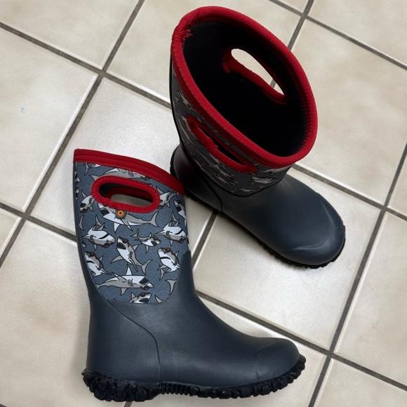 Bogs | Shoes | New Bogs Kids Durham Shark Insulated Rain Boots | Poshmark